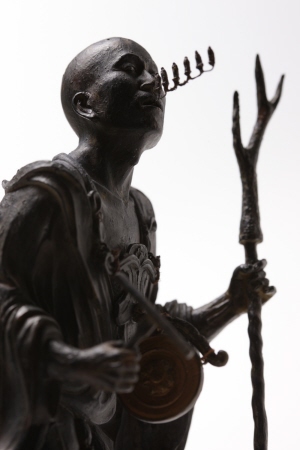 FUJIN (Fujin and Raijin), Buddha Statue Figure / Tana Cocoro, by Isumu