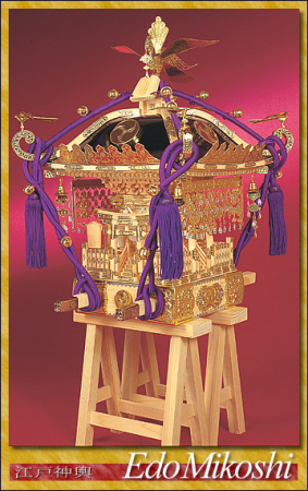 Mini Mikoshi / Portable Shrine Model Kits, by Woody JOE