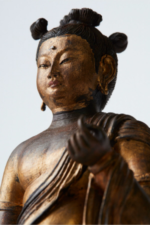 FUJIN (Fujin and Raijin), Buddha Statue Figure / Tana Cocoro, by Isumu