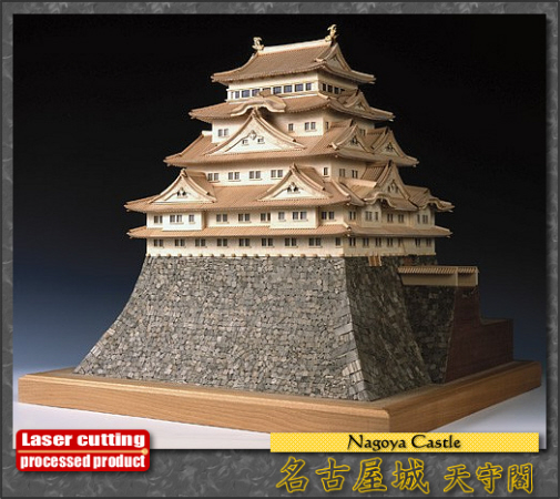 Maruoka Castle, Japanese Castle Model Kits, by Woody JOE